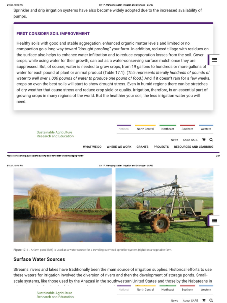 Effective Irrigation and Drainage Strategies | PDF | Irrigation ...