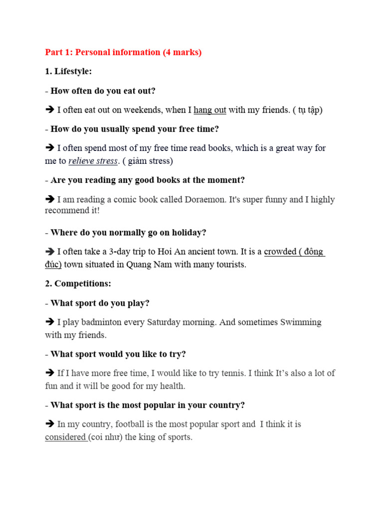 Topic Speaking | PDF