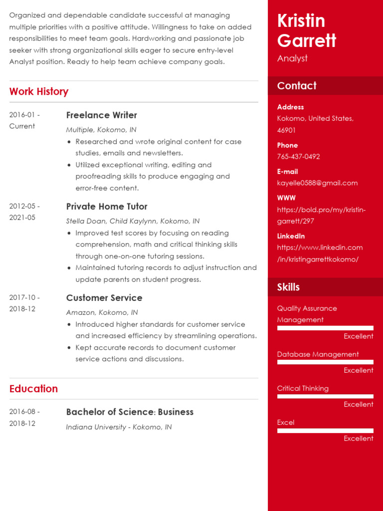 Kristin Garrett Resume Hire | PDF