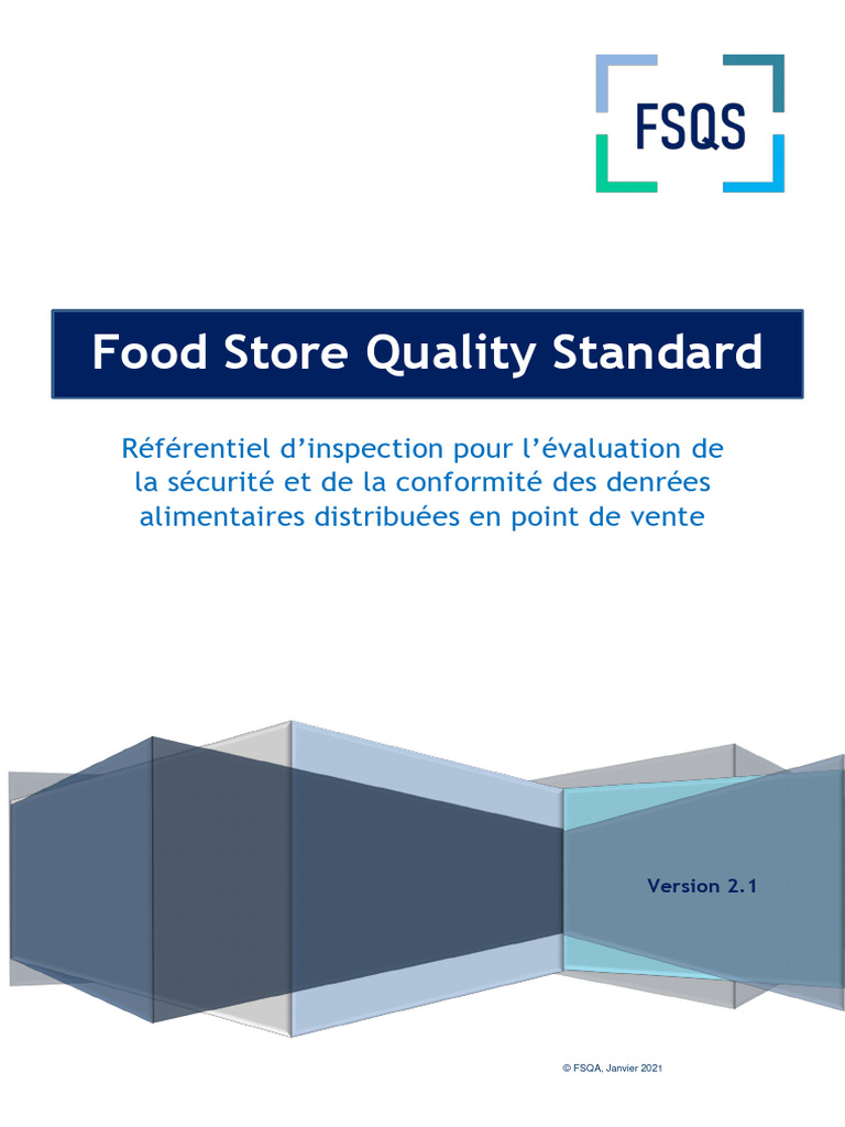 FSQS Version 2 1 2021 | PDF | Sécurité | Nourritures
