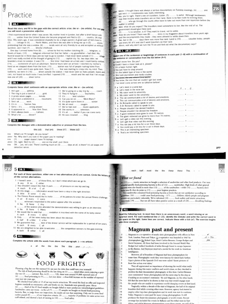 Determiners Practice | PDF