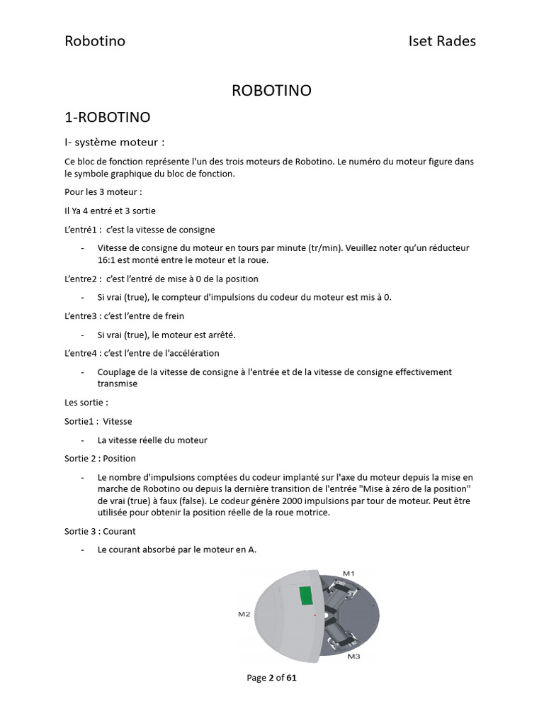 Robotino View | PDF | Rotation | Capteur