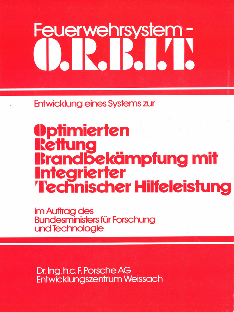 Feuerwehrsystem Orbit | PDF