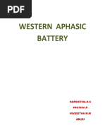 Western Aphasia Battery Score Calculator | PDF | Aphasia ...
