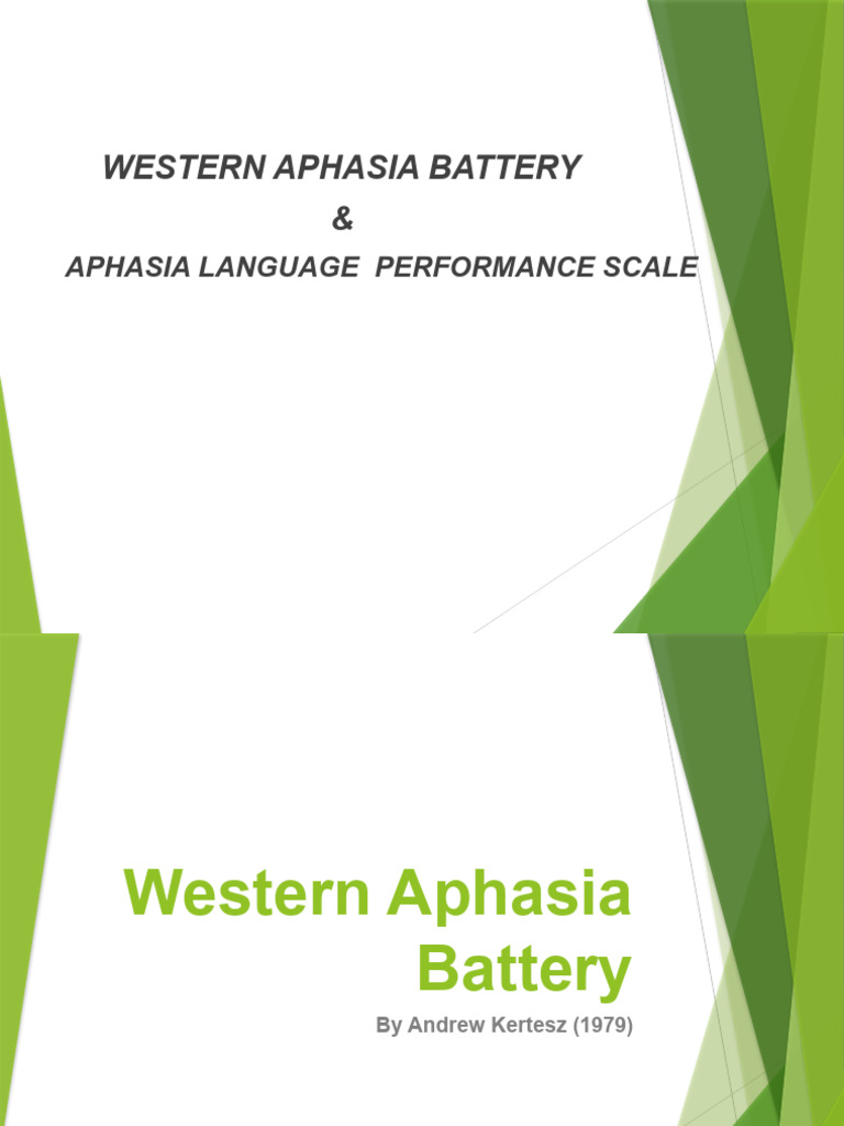 Wab - Alps | PDF | Aphasia | Applied Linguistics