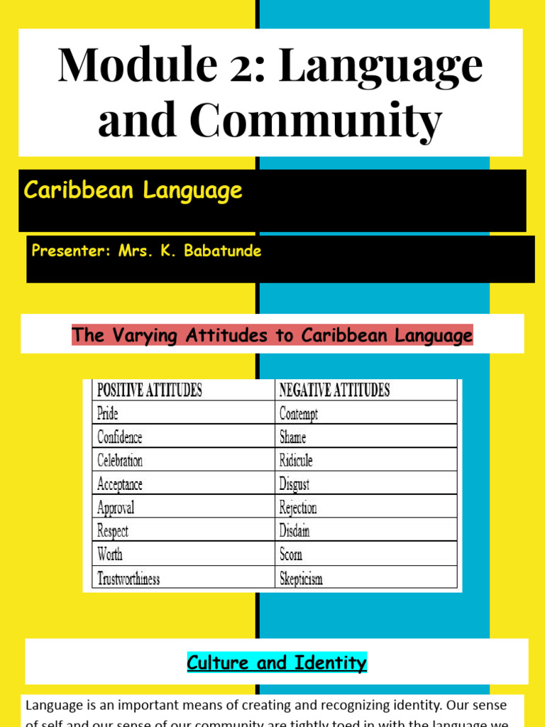 Caribbean Language | Download Free PDF | English Language | Dialect