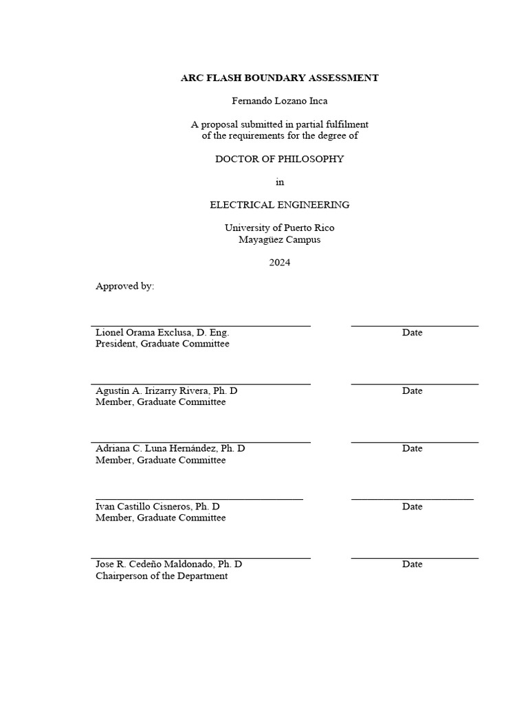 Arc Flash Boundary Assessment | PDF | Electricity | Electric Power