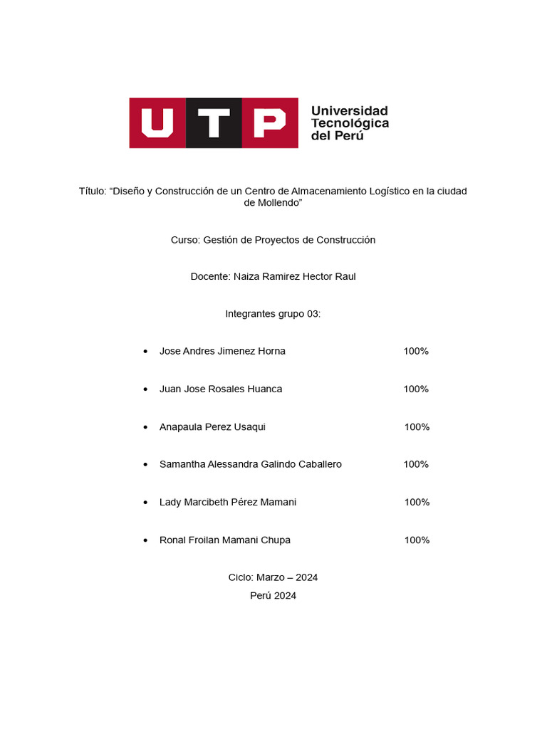 Avance de Proyecto Final - Grupo 3 - s04 | PDF | Logística | Business