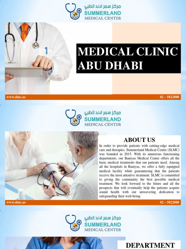 Medical Clinic Abu Dhabi | PDF | Medicine | Hospital