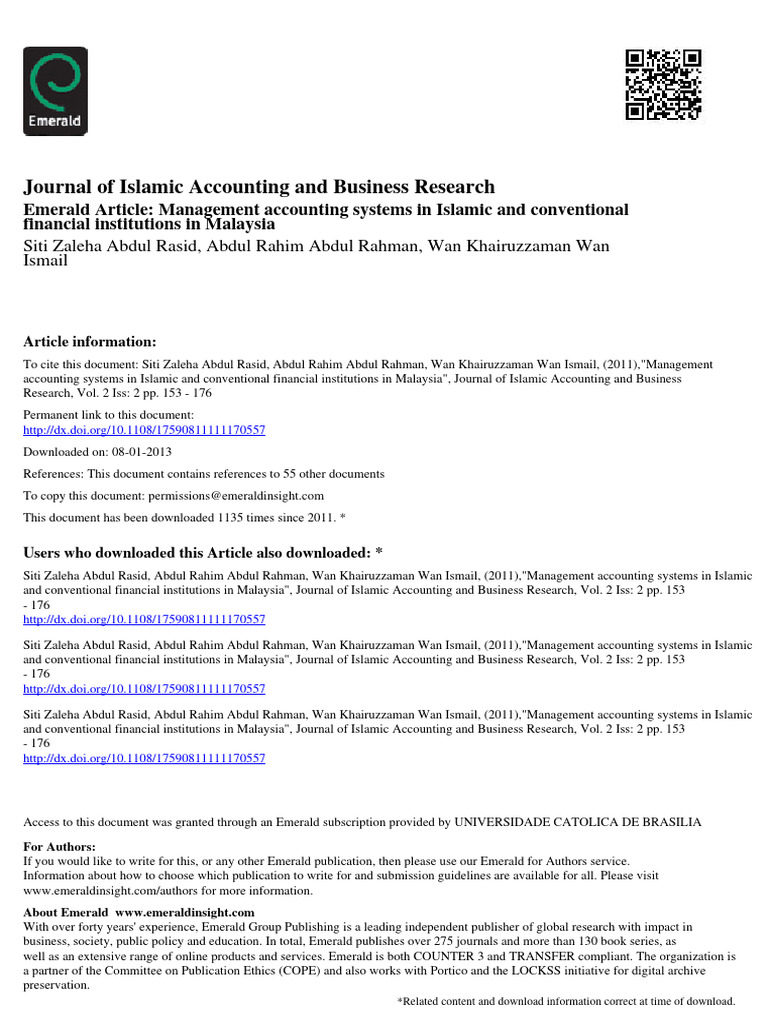MAS in Islamic and Conventional H | PDF | Islamic Banking And Finance ...