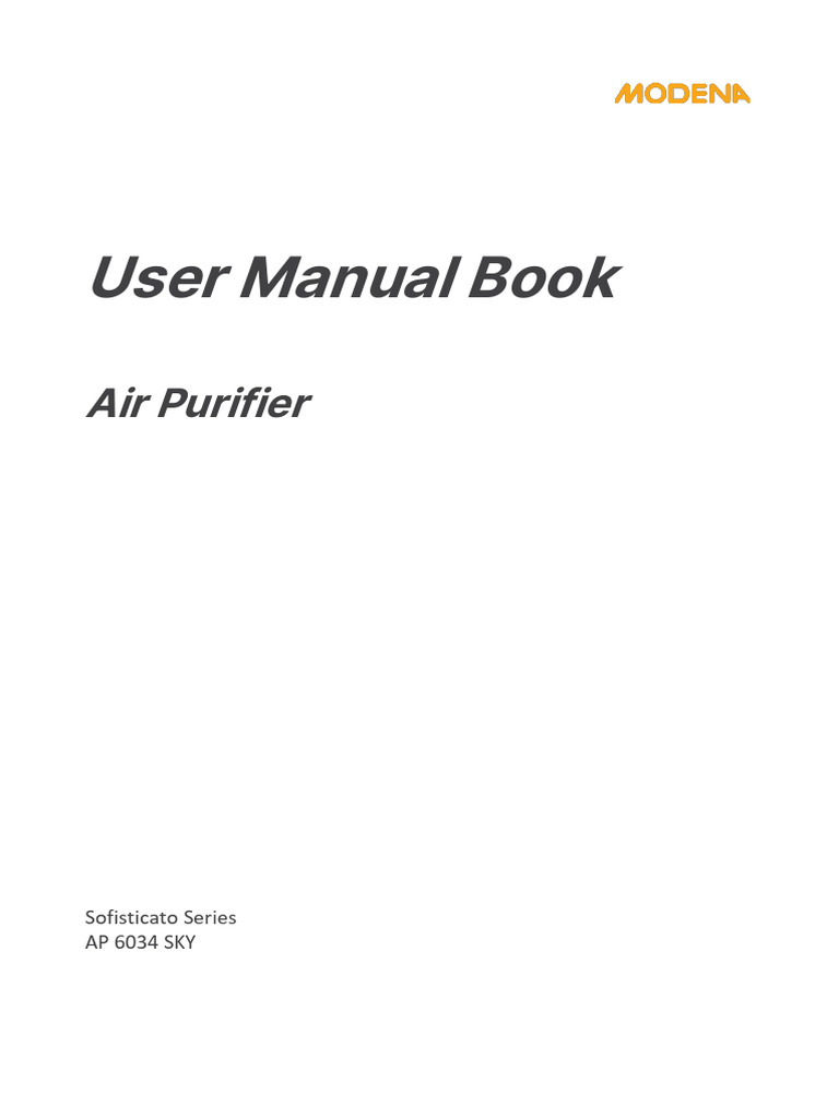 Air Purifier Ap 6034 Sky | PDF | Filter (Signal Processing) | Electricity