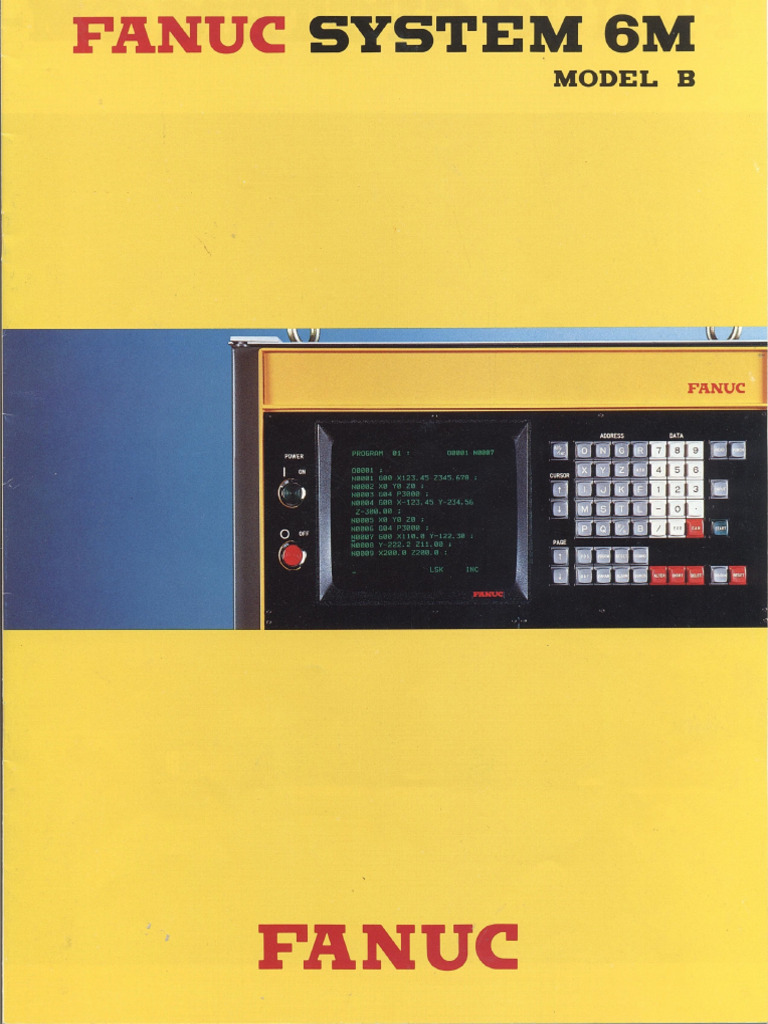 Fanuc System 6M Model B Datasheet | PDF