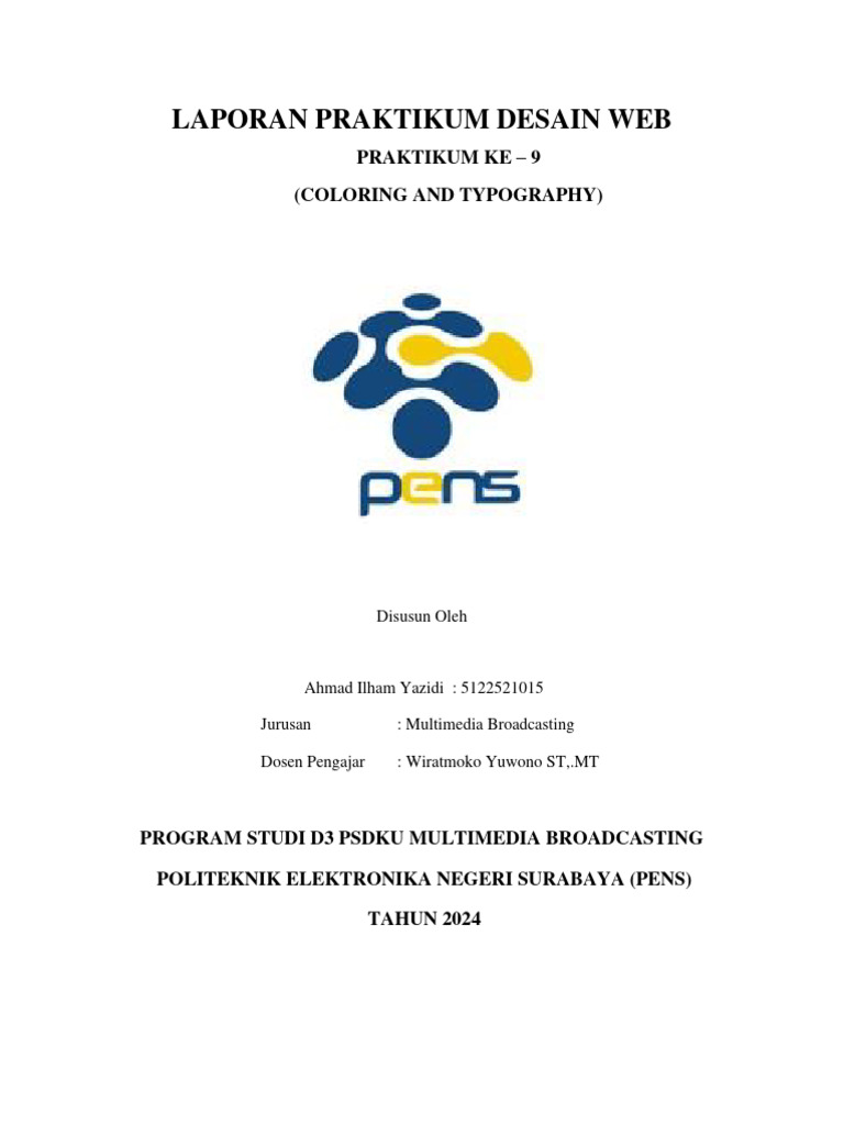 Praktikum Desain Web Warna Tipografi Pdf