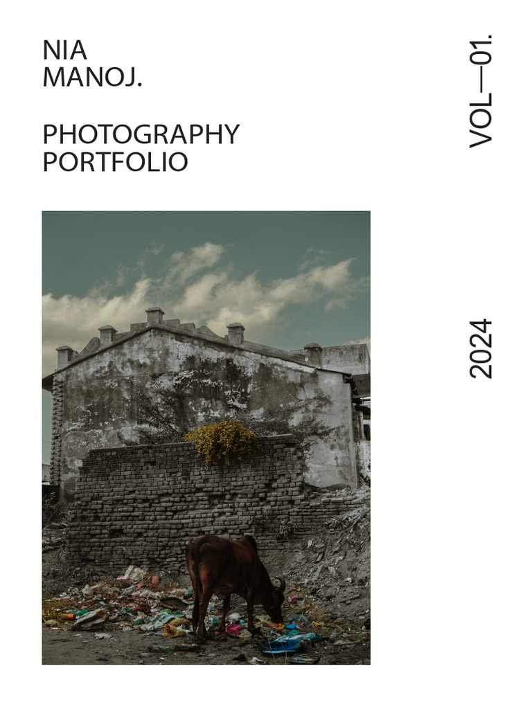 Nia Manoj: Photography Portfolio 2024 | PDF
