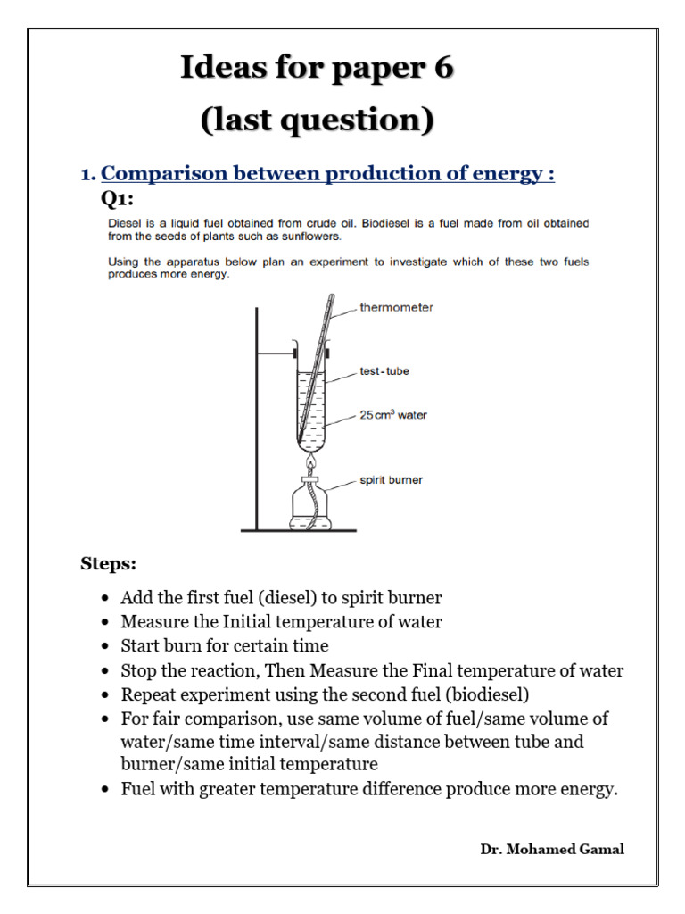Chemistry Paper 6 | PDF | Calcium | Copper