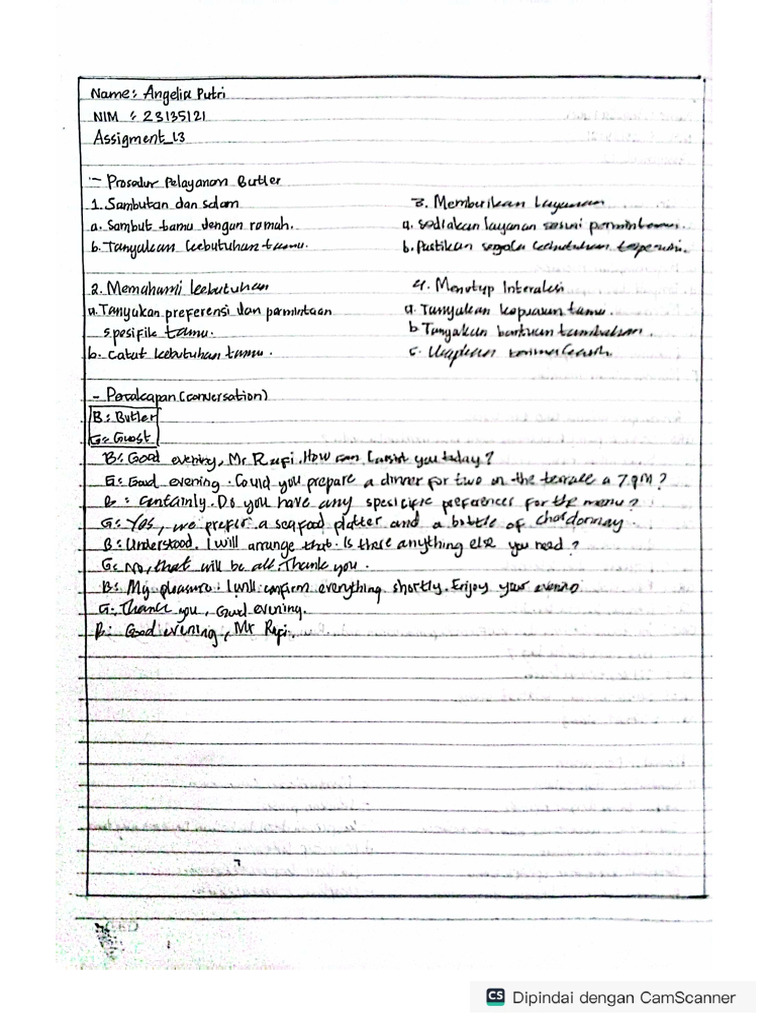 Assignment 13 Angelia Putri (23135121) | PDF