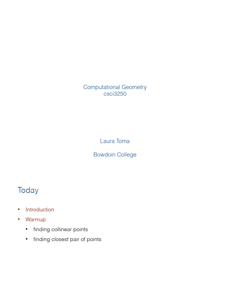 Computational Geometry Algorithms | PDF | Geometry | Computer Graphics