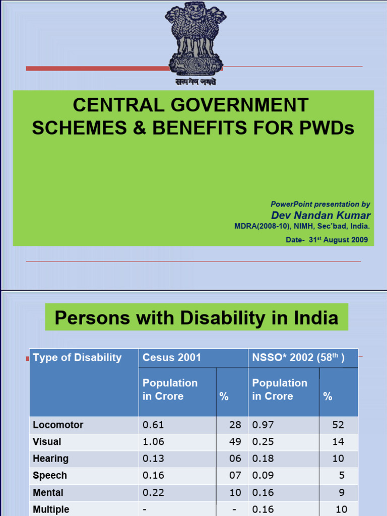 Disability Schemes | PDF | Non Governmental Organization | Welfare