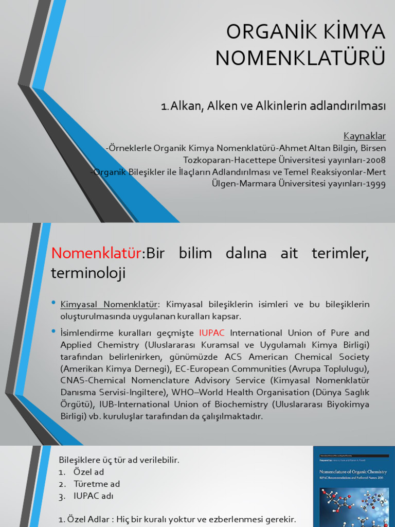 Alkan, Alken, Alkin Adlandırmaaaaa | PDF