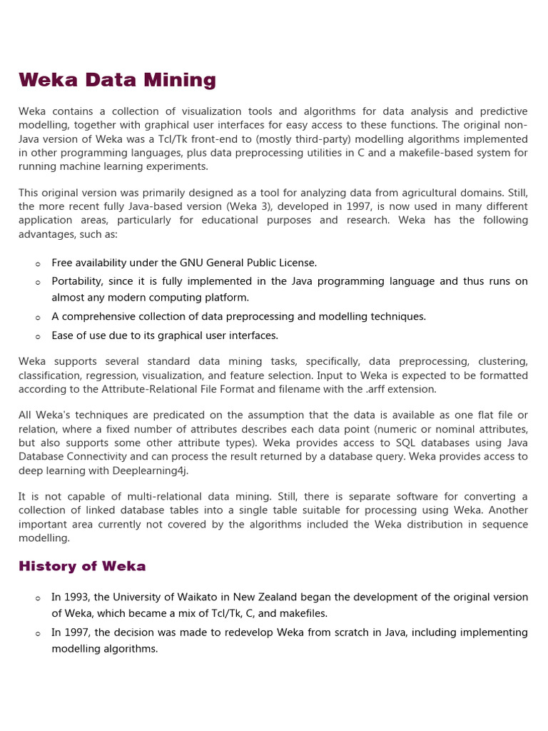 Weka Data Miningvsem | PDF | Computing | Information Technology