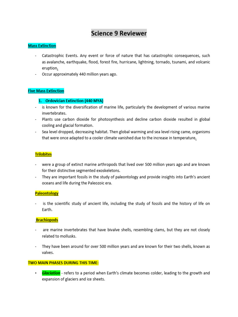 Science 9 2nd Unit Test Reviewer | PDF | Eutrophication | Oceans