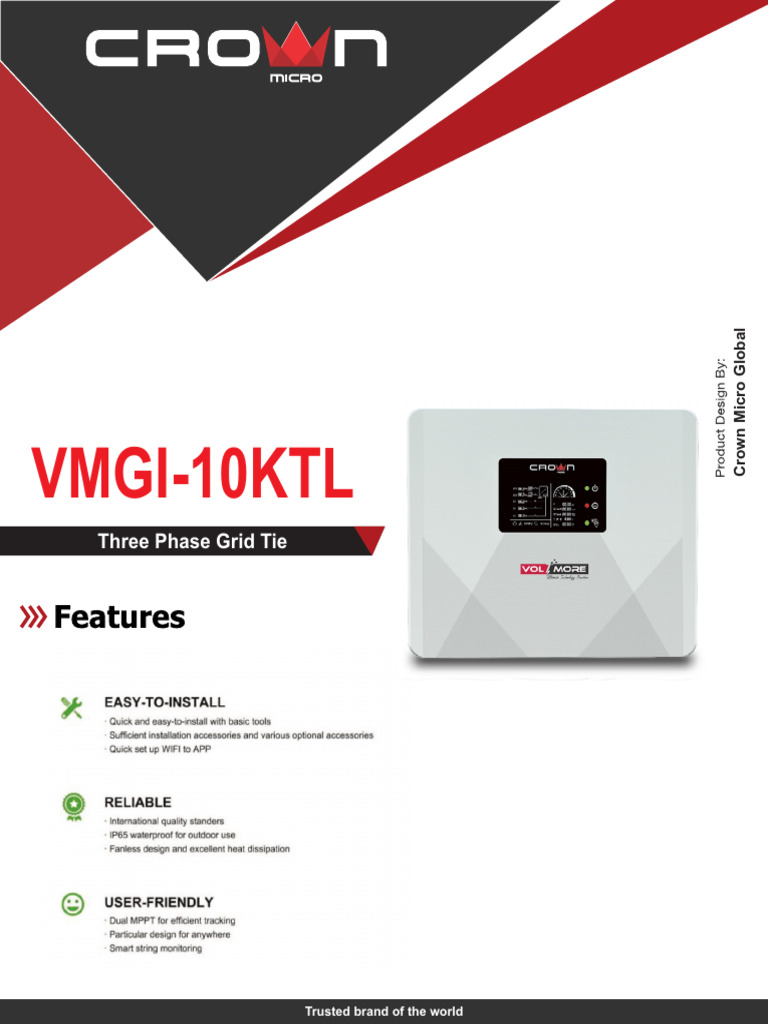 Vmgi 10KTL | PDF | Alternating Current | Physical Quantities