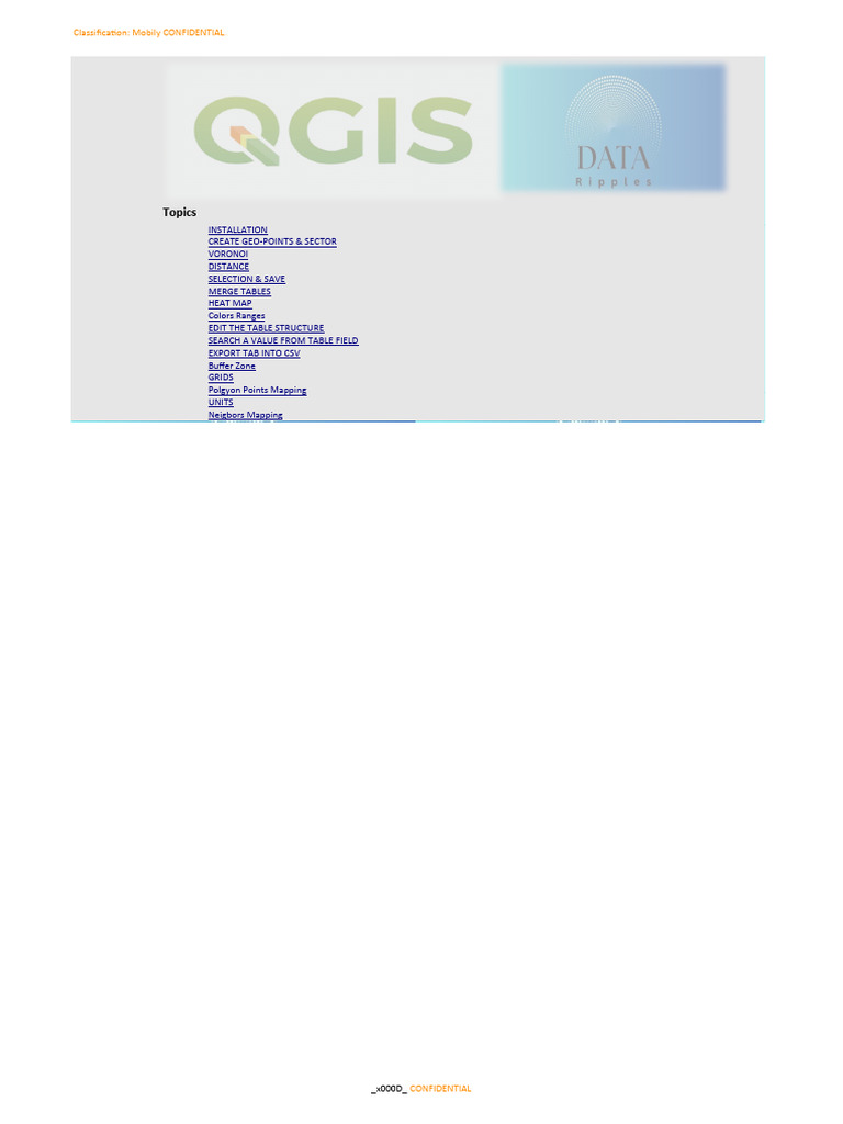 QGIS Training Syed Ali | PDF | Comma Separated Values | Computer Data