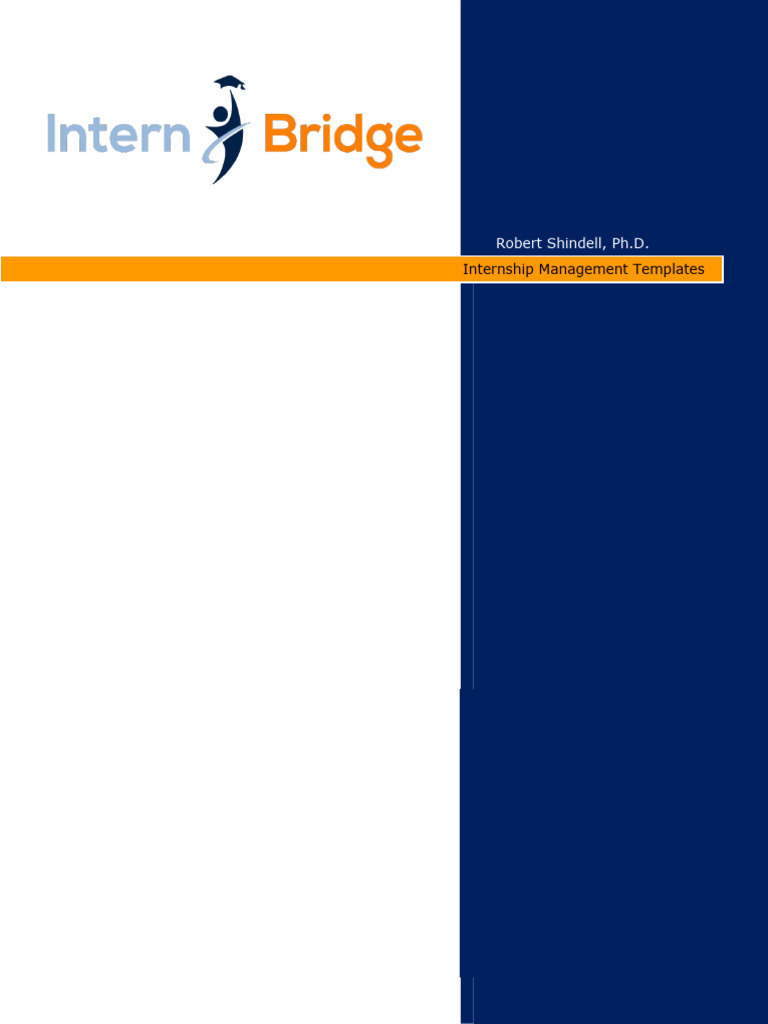 Total Internship Management Template Book | PDF | Job Hunting | Internship