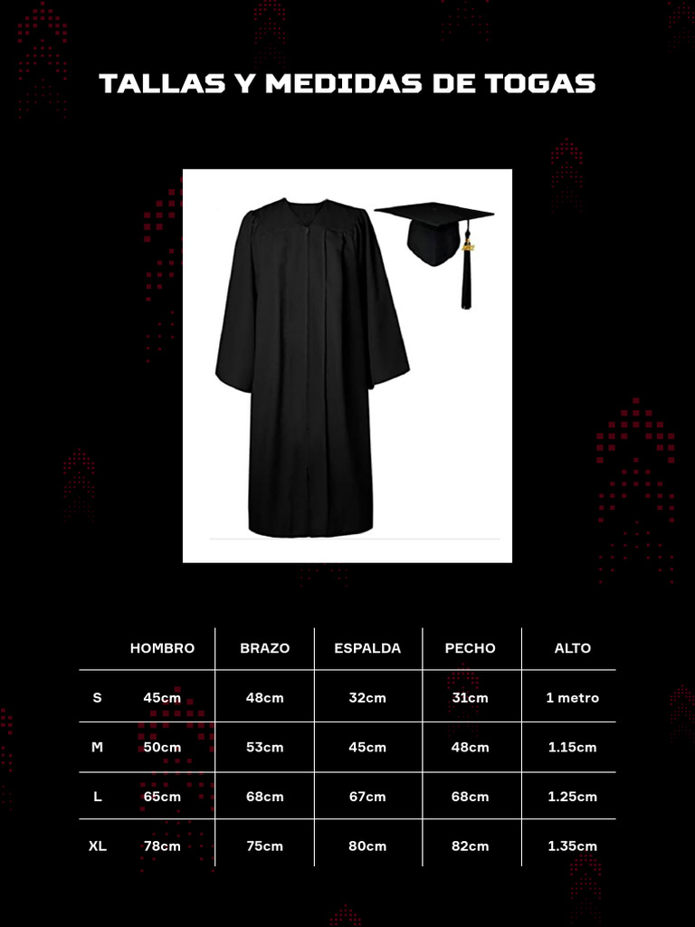 Tallas de Togas UTP | PDF