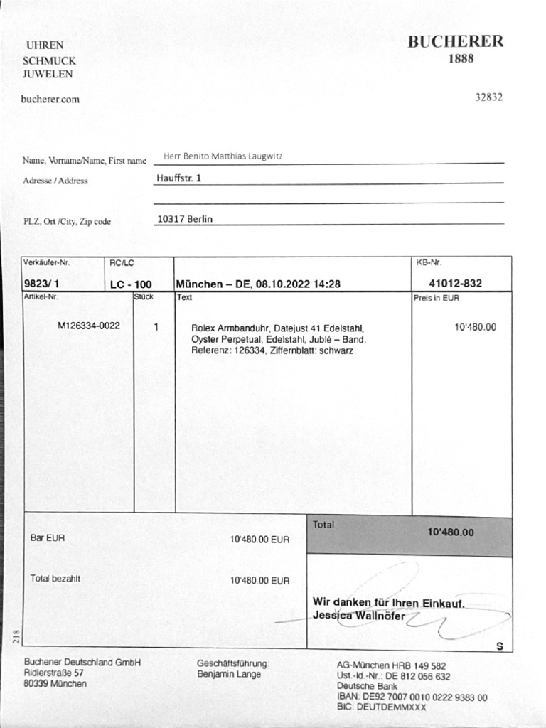 Rechnung | PDF