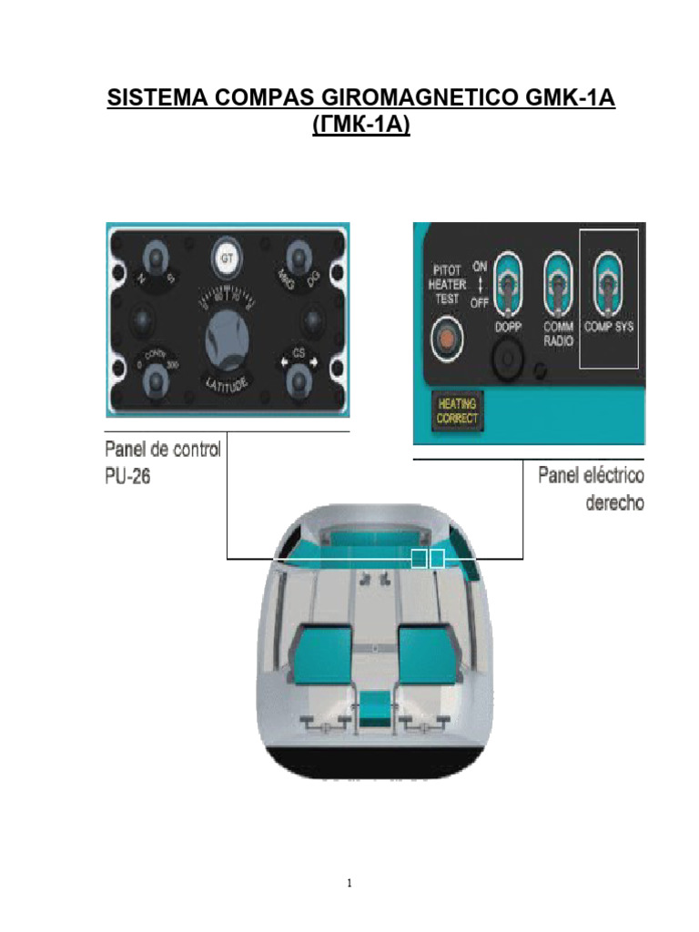 Sistema Compas Giromágnetico | PDF | Giroscopio | Helicóptero