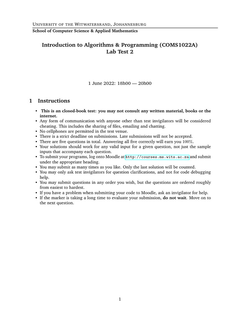 2022 Lab Test 2B | PDF | Mean | Mathematics