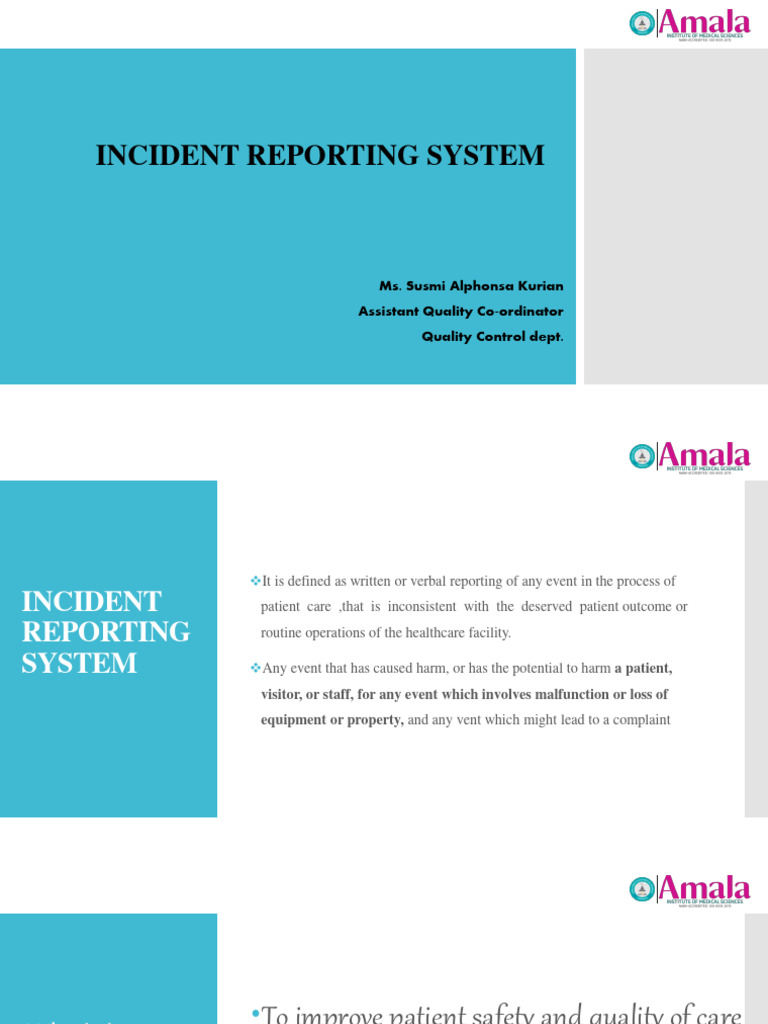 Incident Report System - RCA - CAPA | PDF | Patient Safety | Patient