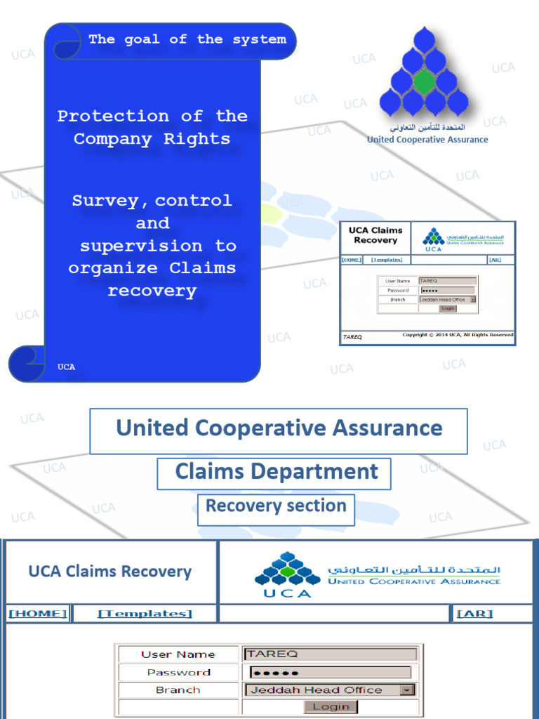 UCA Claims Recovery | PDF