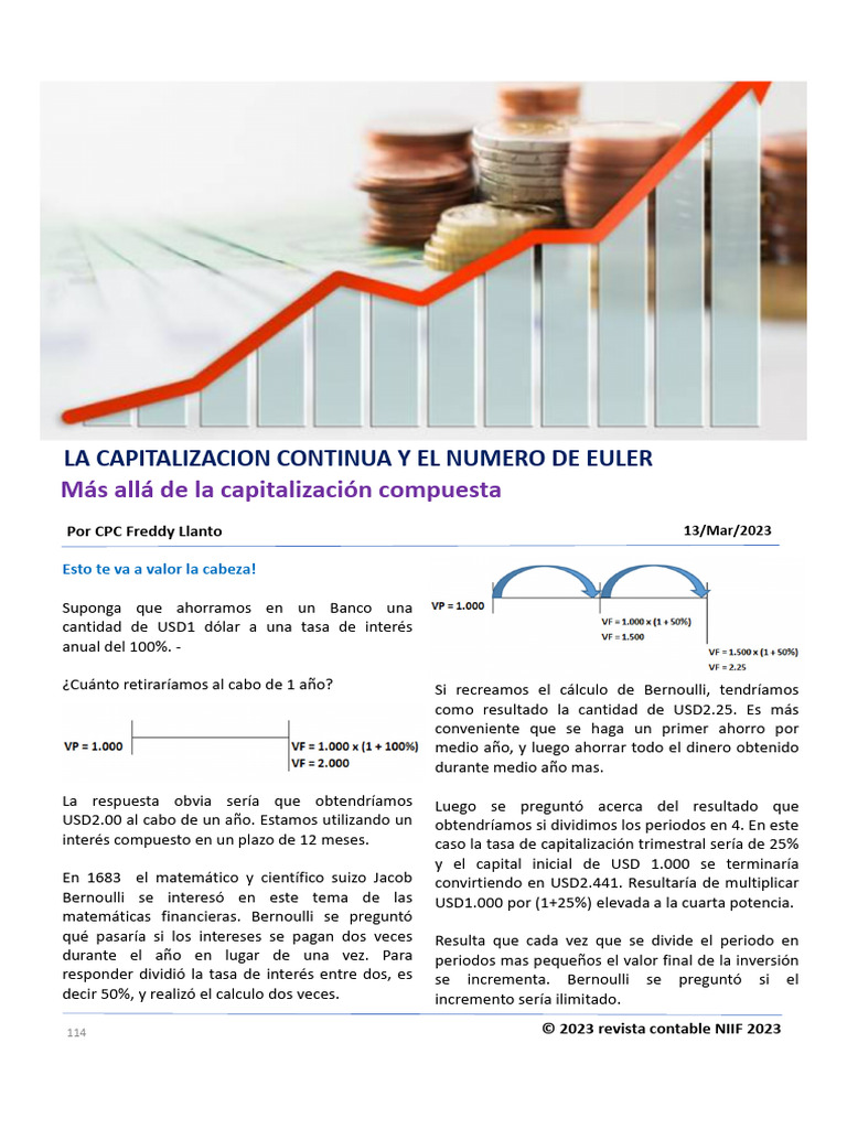 Crecimiento Exponencial en Finanzas | PDF | Variable (Matemáticas ...