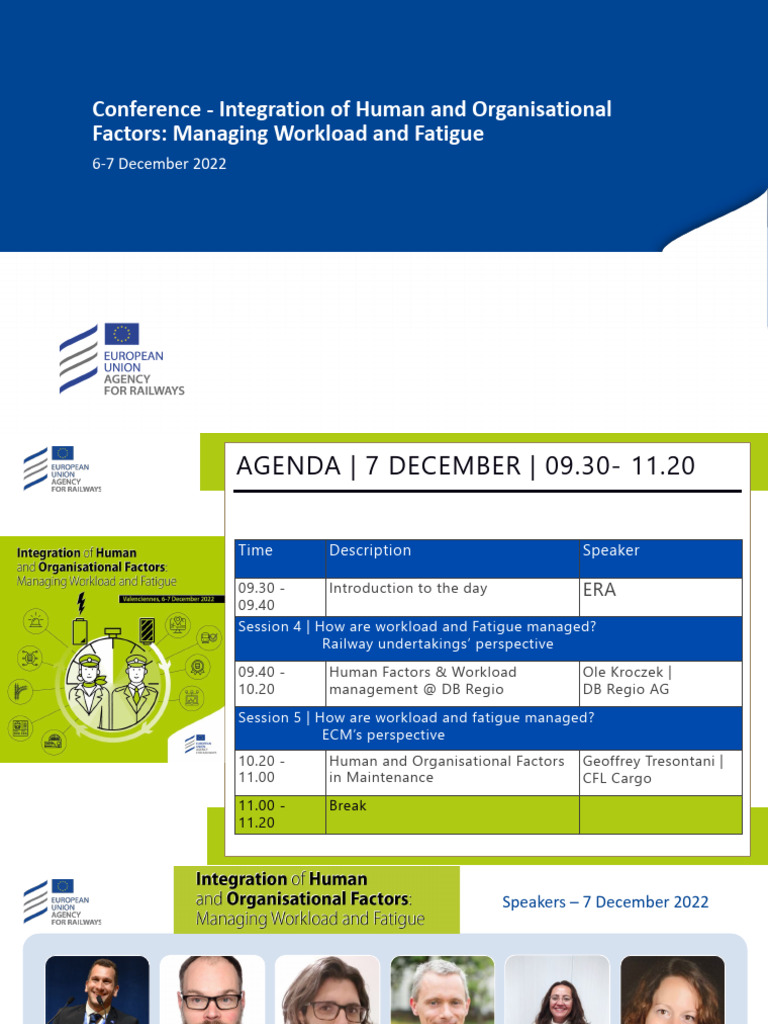 HOF Conference 2022 - Slides Day 2, Part 1 | PDF | Shift Work | Workload