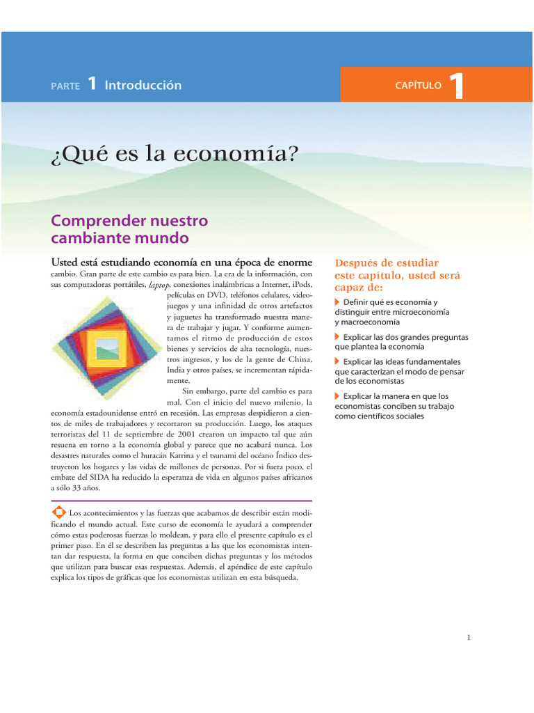 Economía Michael Parkin 8e Cap 1 | PDF | Foreign Language Studies | Home & Garden