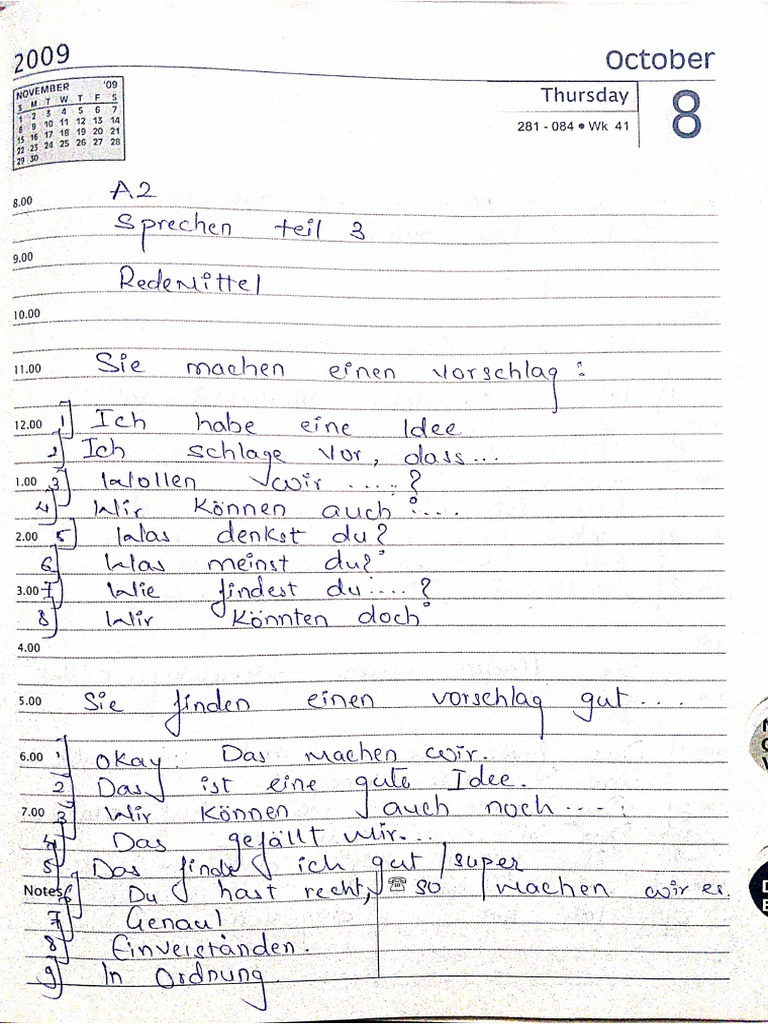 A2 Sprechen Teil 3 | PDF