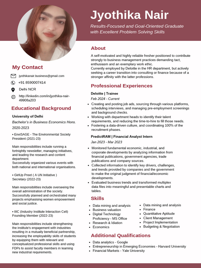 CV - Change | PDF | Business | Economies