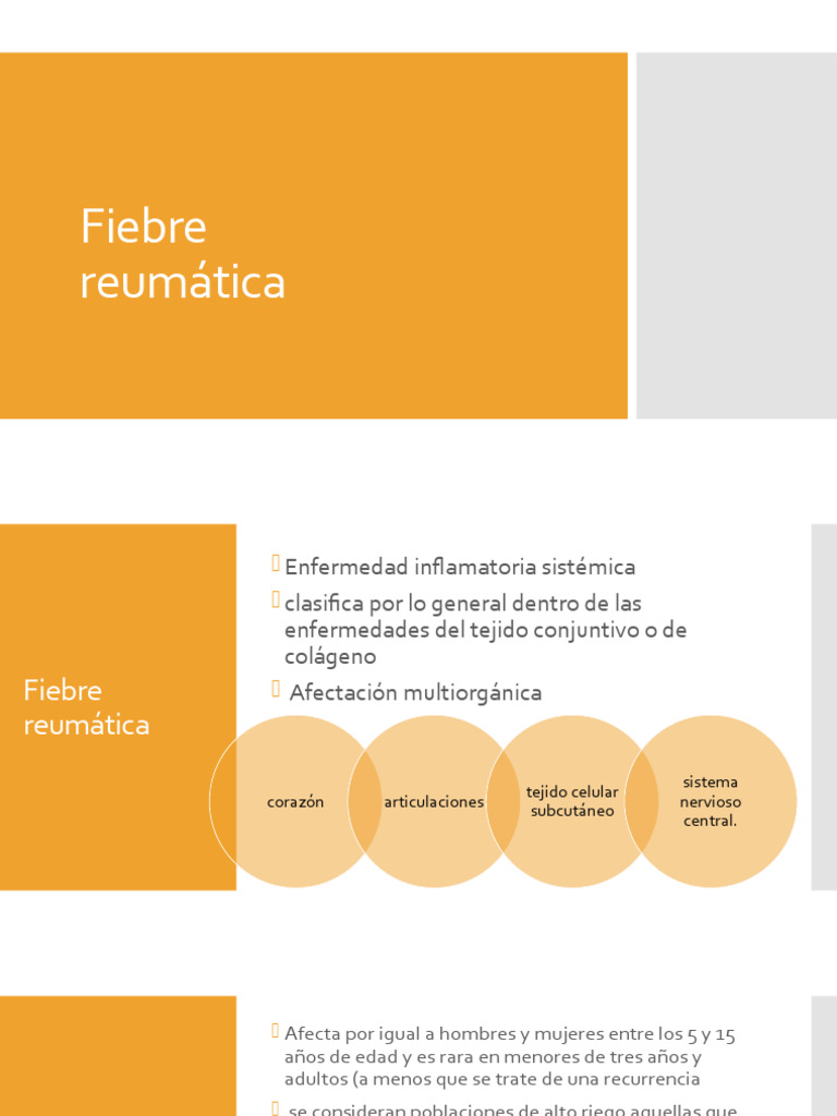 Fiebre Reumatica | PDF | Enfermedades y trastornos | Ciencias de la Salud