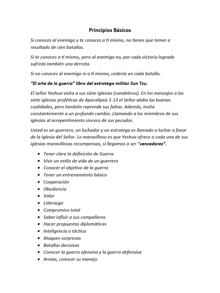 Principios Basicos | PDF | Creencia religiosa y doctrina | Teología