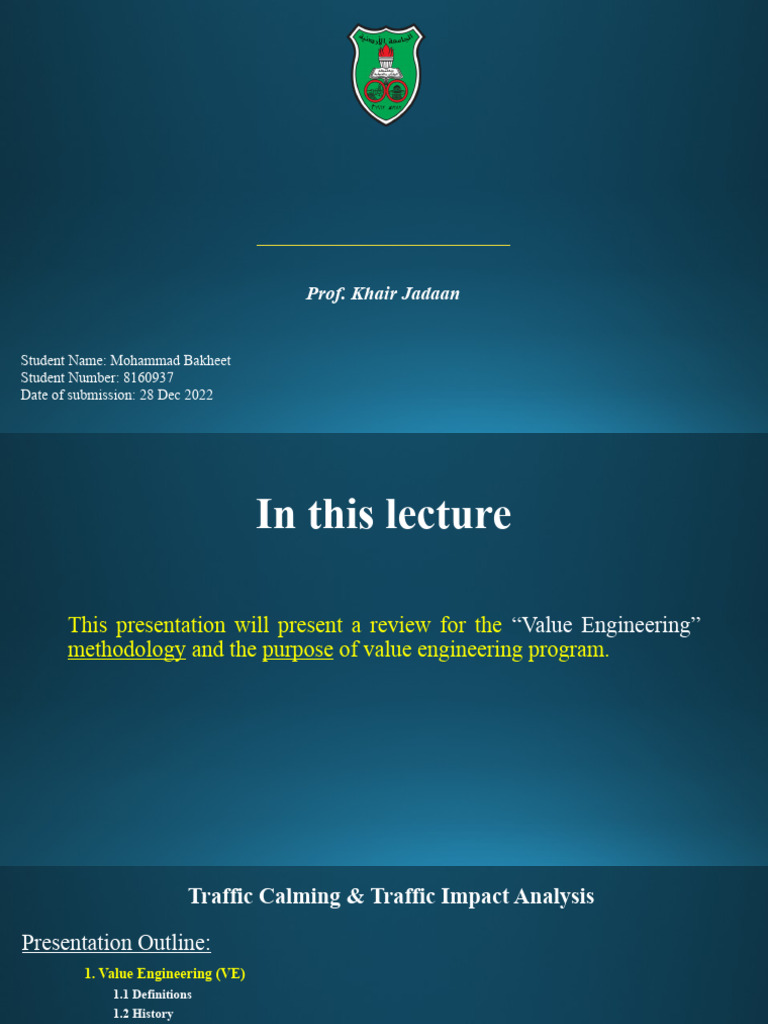 Value Engineering | PDF | Engineering | Methodology Value Engineering | PDF | Engineering | Methodology