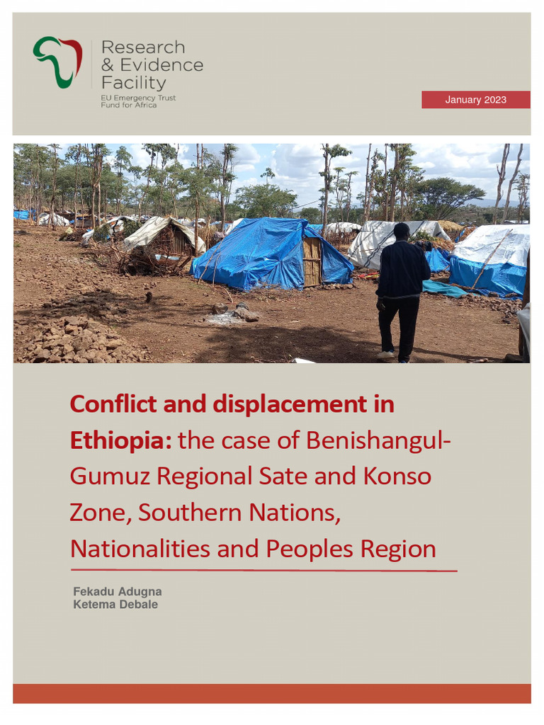 Conflict and Displacement in Ethiopia | PDF | Internally Displaced Person