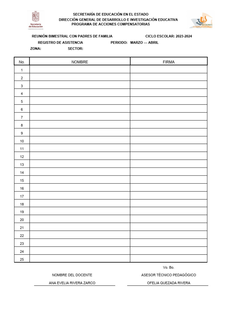 Hoja de Firmas | PDF | Negocios | Arte