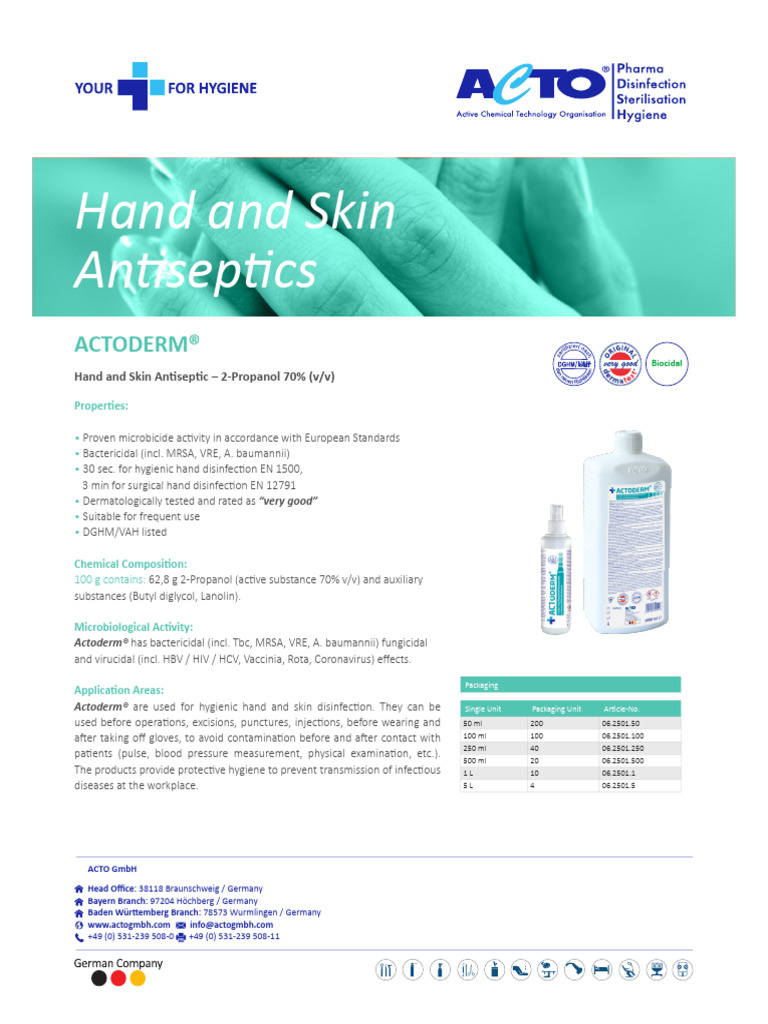 11.1.actoderm Leaflet | PDF
