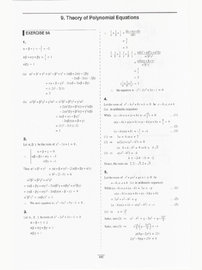 Algebra Ch08 | PDF