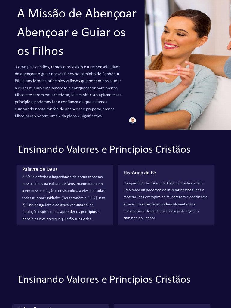 A Arte De Abencoar E Guiar Os Filhos Pdf Oração Fé