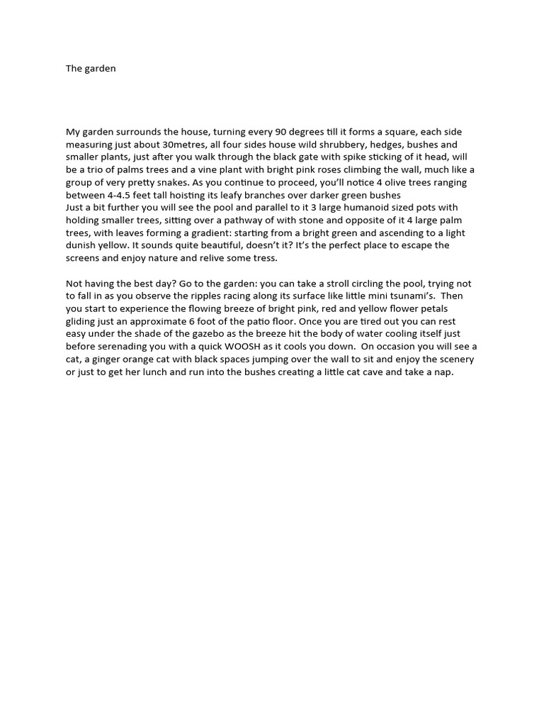 The Garden | PDF | Home & Garden