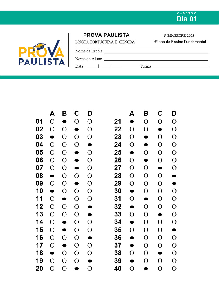 1ºbimestre LP Ing Cie 6 Prof | PDF | Linguística