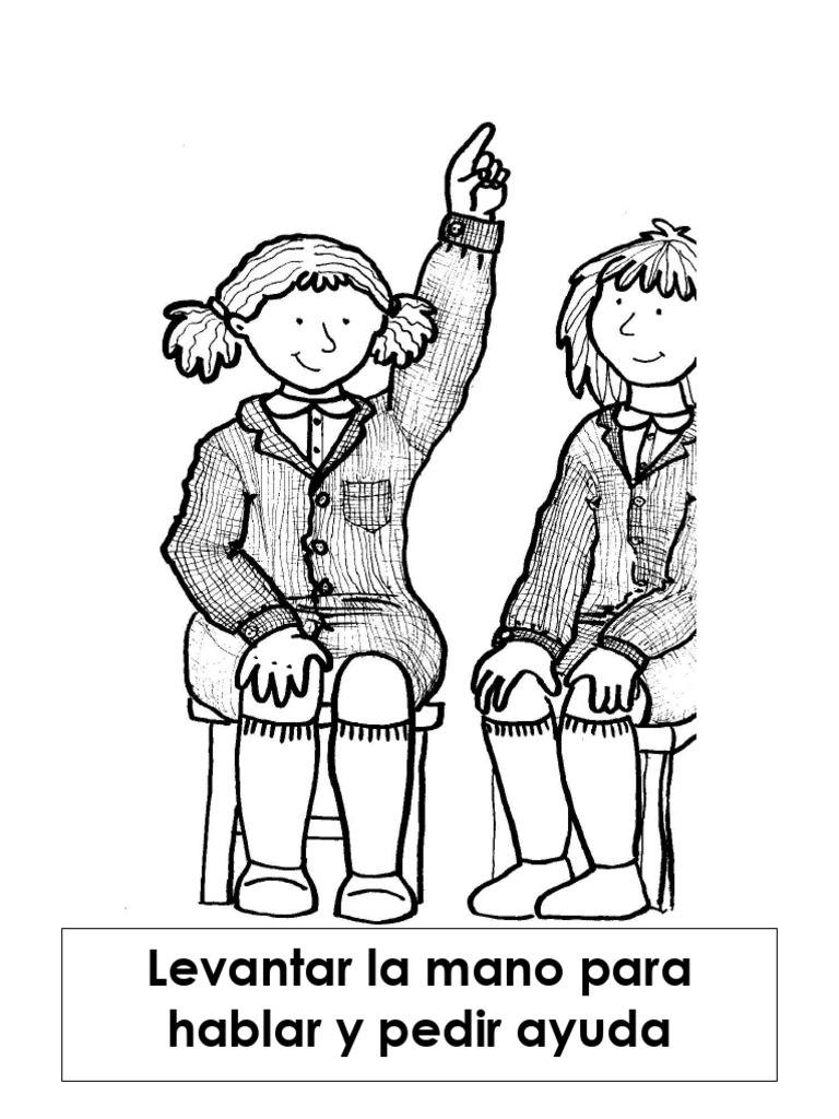Levantar La Mano para Hablar y Pedir Ayuda | PDF